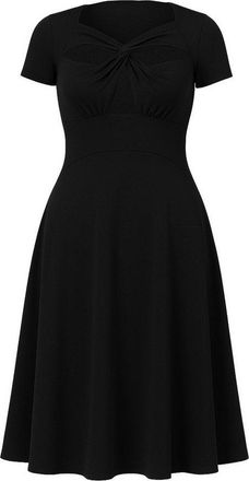 Goddiva Midikleid Scuba Crepe Twist Cutout Midi Dress knielang