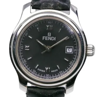 Fendi Montre Pre-owned 210L - Femme - Pre-owned - Noir - Taille: ONE Size