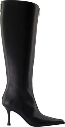 Alexander Wang Femme, Chaussures, Noir, Taille: 39 EU Bottes hautes &agrave; talons aiguilles et bout pointu