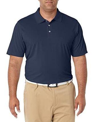 Amazon Essentials Polo de Golf &agrave; Manches Courtes, &Eacute;vacuation de lHumidit&eacute; et S&eacute;chage Rapide Homme, Bleu Marine Fonc&eacute;, XXL