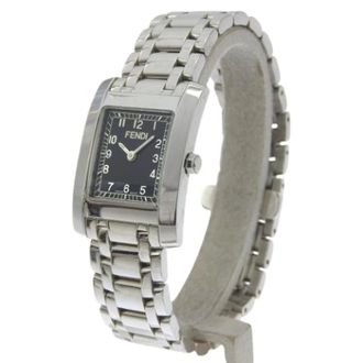 Fendi Pre-owned 7000L Wristwatch - Femme - Pre-owned - Noir - Taille: ONE Size