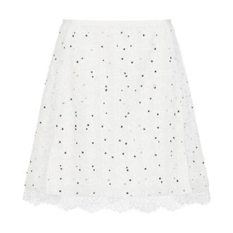 Giambattista Valli Boucl&eacute; Minirock - - Skirts - Damen - Wei&szlig; - M