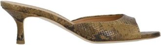 The Seller Femme, Chaussures, Brun, Taille: 37 EU Sandales &agrave; motif serpent