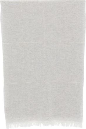 D'Aniello Checked Fringed-edge Scarf