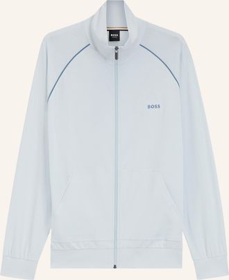 HUGO BOSS Loungewear Jacke Mix&Match Jacket Z Regular Fit blau