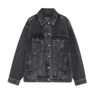 Anine Bing Vintage-inspirierte graue Jeansjacke - - Jackets - Damen - Grau - L