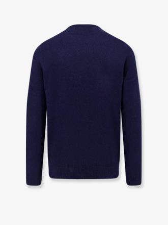 Polo Ralph Lauren Mens Crew-Neck Wool Sweater Blue