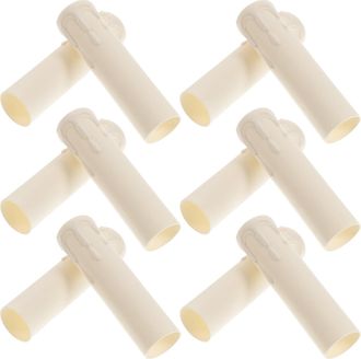 BESPORTBLE GRIRIW 20 St&uuml;ck Kunststoff Kerzenh&uuml;llen f&uuml;r Kronleuchter Wei&szlig;e Kronleuchter Fassungshalter &Oslash;25X100Mm Ersatz f&uuml;r Abgenutzte Lampenr&ouml;hren Dekoration f&uuml;r