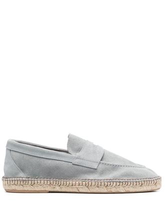 Eleventy espadrilles en daim - Bleu