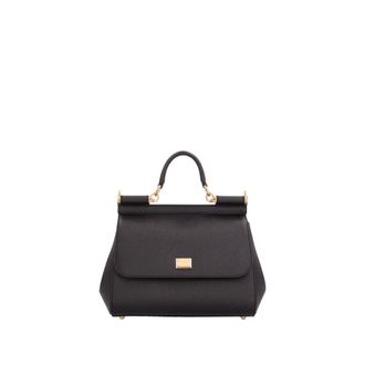 Dolce & Gabbana Femme, Sacs, Noir, Taille: ONE Size Sicily Handbag