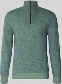 Tom Tailor Denim Regular Fit Troyer aus reiner Baumwolle