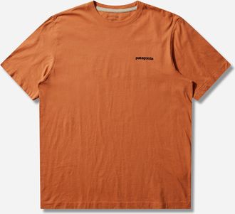 Patagonia Men s P-6 Logo T-Shirt Coal Orange