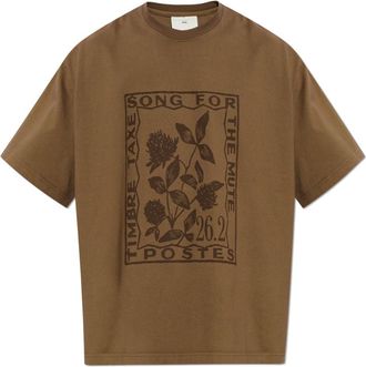 Song for the Mute T-shirt imprim&eacute; - Homme - Tops - Brun - Taille: S