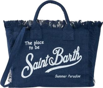 Saint Barth Femme, Sacs, Bleu, Taille: ONE Size Colette Tote Bag