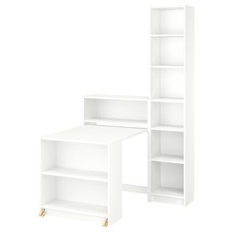 IKEA BILLY B&uuml;cherregalkombination + Klapptisch