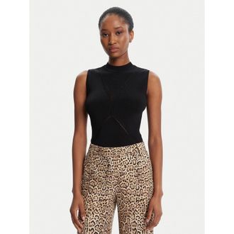 Guess Top 5YGR03 5876Z Schwarz Slim Fit