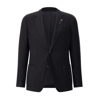 Lardini Herren, Jacken, Schwarzk, MGröße