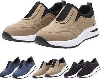 Generic Chaussures orthop&eacute;diques pour femme avec soutien de la vo&ucirc;te plantaire, sans la&ccedil;age, chaussures de course &agrave; pied &agrave; enfiler l&eacute;g&egrave;res, semelle plate, cha