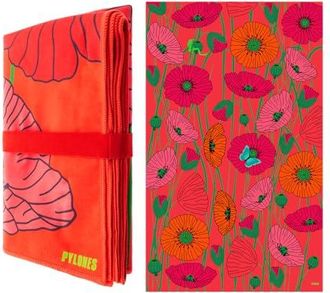 Pylones Body DS XL - Serviette Microfibre - Coquelicots 110x180 cm