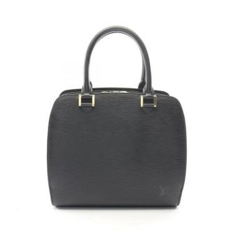 Louis Vuitton Sac &agrave; main vintage en cuir Pre-owned - Femme - Pre-owned - Noir - Taille: ONE Size