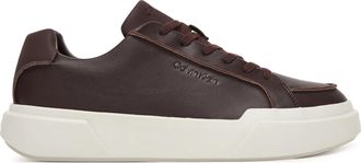 Calvin Klein Sneakers Calvin Klein Chunky Cupsole Lace Up Lth Pinch YM0YM01454 Dunkelrot
