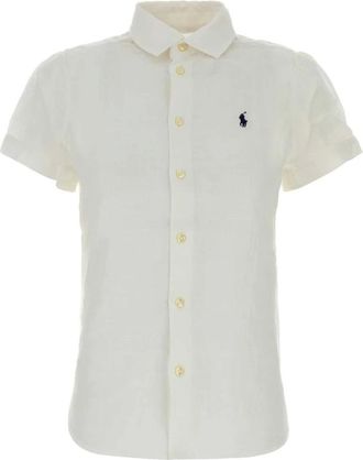 Polo Ralph Lauren Femme, Blouses et Chemises, Blanc, Taille: 40 FR Chemise en lin 17/1 PD