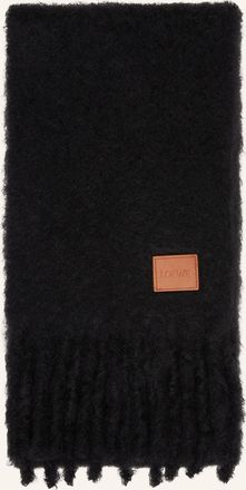 Loewe Mohair-Schal schwarz