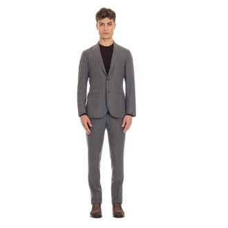 Barba Grauer Kleidanzug Monopetto - - Suits - Herren - Grau - M