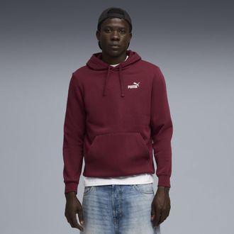 Puma Sweat &agrave; capuche avec petit logo N&deg; 1 Essentials Homme, V&ecirc;tements, Rouge, 3XL