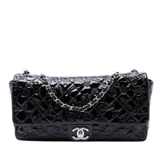 Chanel Sac bandouli&egrave;re vintage Pre-owned - Femme - Pre-owned - Noir - Taille: ONE Size