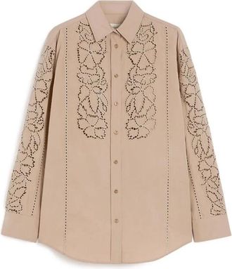 Max Mara Damen, Blusen & Hemden, Beige, SGr&ouml;&szlig;e