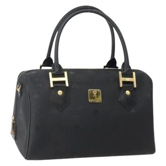 MCM Sac &agrave; main Pre-owned - Femme - Pre-owned - Noir - Taille: ONE Size
