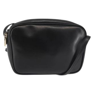 Ferragamo Pre-owned Leder-Umh&auml;ngetasche - - Pre-owned - Damen - Schwarzk - ONE SIZE