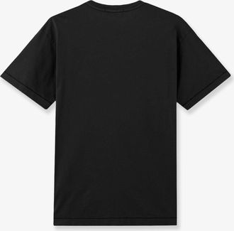 Stone Island Cotton T-shirt with front logo patch - STONE ISLAND - gender_Man