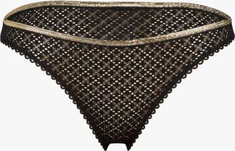 La Nouvelle Culotte Selma &agrave; taille &eacute;lastiqu&eacute;e dor&eacute;e