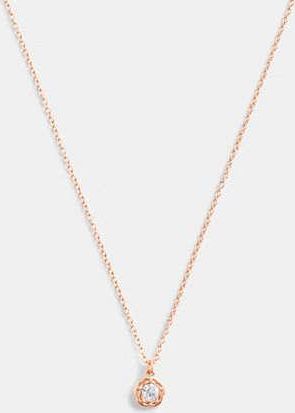 Coach Halo Halskette Mit Tea Rose-Anhänger