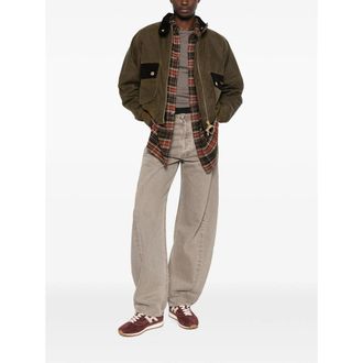 Barbour Waxed Cotton Jacket - Green