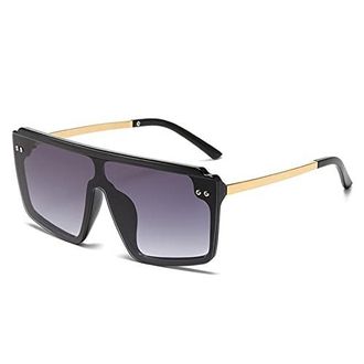 Generic 2025 designer grand cadre hommes et femmes lunettes de soleil de rue vacances en plein air lunettes de plage (couleur : G, taille : moyen)