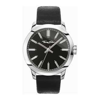 Thomas Sabo Thomas Sabo Herren Armbanduhr Rebel at heart 46 mm Armband Leder Wa0312-203-203-46 MM - - Accessories - Herren - Schwarzk - ONE SIZE