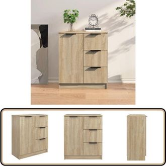 vidaXL Vidaxl - Buffet Chêne sonoma 60x30x70 cm Bois dingénierie - Buffet - Meuble De Rangement - Commode - Armoire - Mobilier Moderne