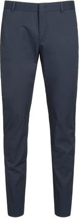 PT01 Pantalon uni en coton m&eacute;lang&eacute;
