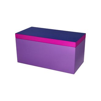 Gift Company Neo, Box, M(13x13x26cm), 3 farbig, dunkelblau/neon lila/lila