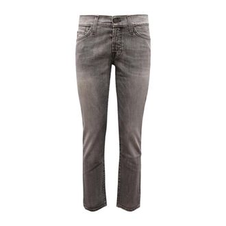 7 For All Mankind Skinny Boyfriend Jeans Made in Italy - - Jeans - Damen - Grau - W25