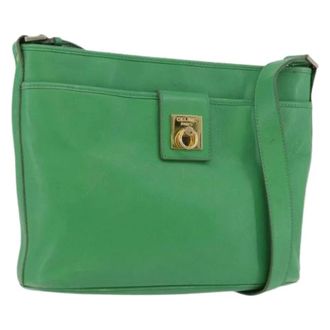 Celine Sac bandouli&egrave;re vintage Pre-owned - Femme - Pre-owned - Vert - Taille: ONE Size