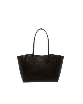 Hidesins Womens Leather Tote Bag Dark Brown Calf Shoulder
