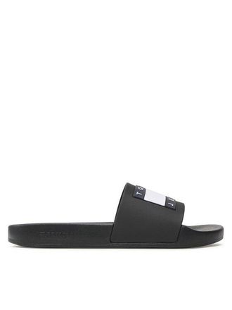 Tommy Jeans Pantoletten Pool Slide Ess EM0EM01191 Schwarz