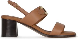 Ferragamo Femme, Chaussures, Brun, Taille: 36 1/2 EU Sandales Lou 55