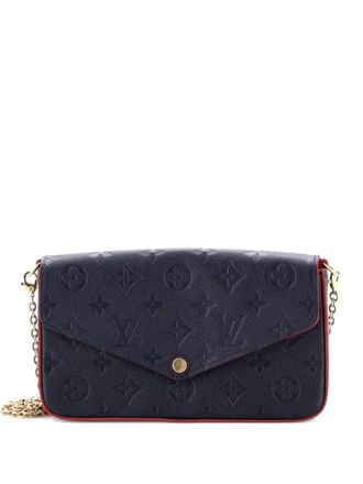 Louis Vuitton Felicie Pochette Monogram Empreinte Leather crossbody bag - Bleu