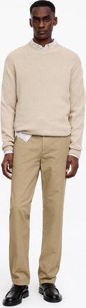 Arket Gerade Geschnittene Chino Aus Baumwolle -Beige