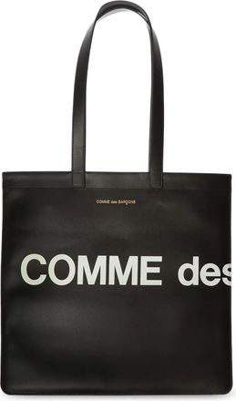 Comme Des Gar&ccedil;ons Homme, Sacs, Noir, Taille: ONE Size Huge Logo Tote Bag